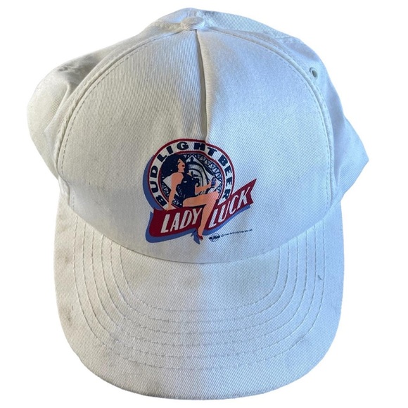 Accessories | Vintage 199 Lady Luck Bud Light Snapback Hat | Poshmark
